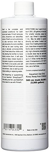 Seachem Prime Fresh and Saltwater Conditioner - Chemical Remover and Detoxifier 500 ml