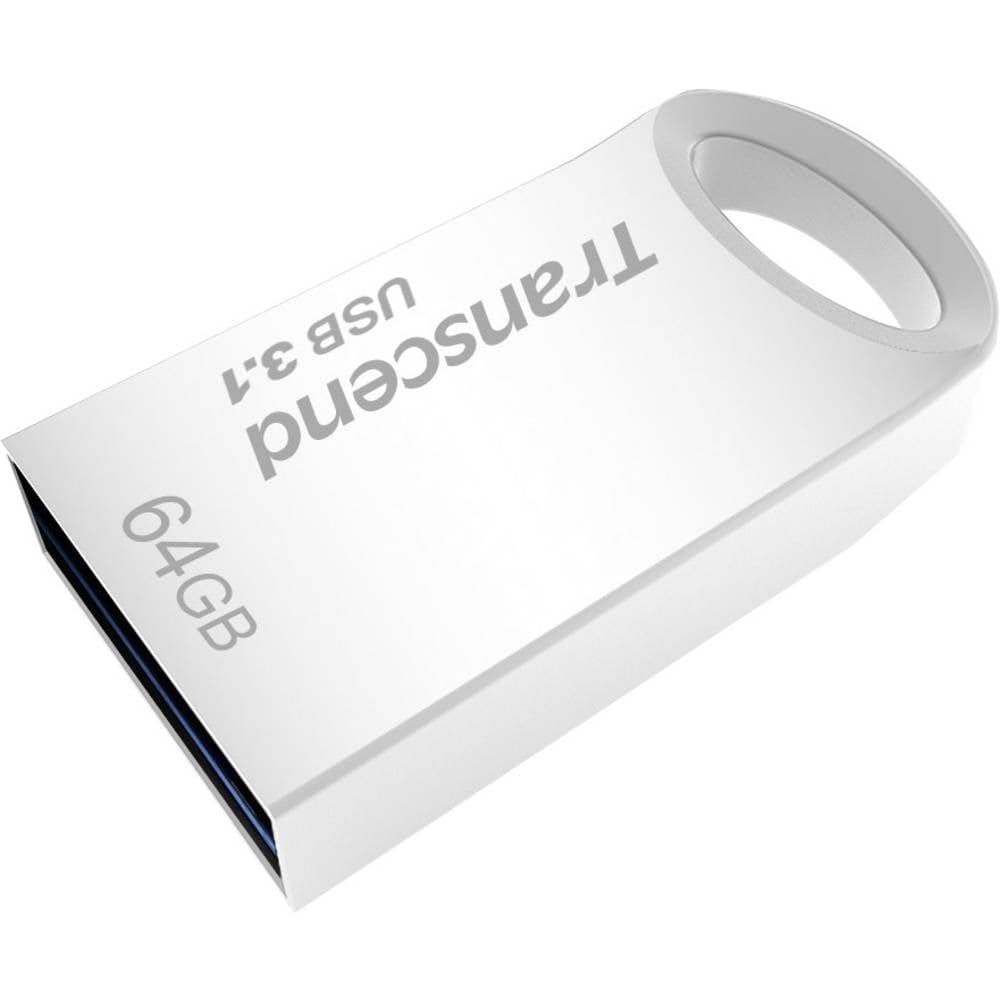 Transcend 64GB JetFlash 710 USB 3.1/3.0 Flash Drive (TS64GJF710S), Silver