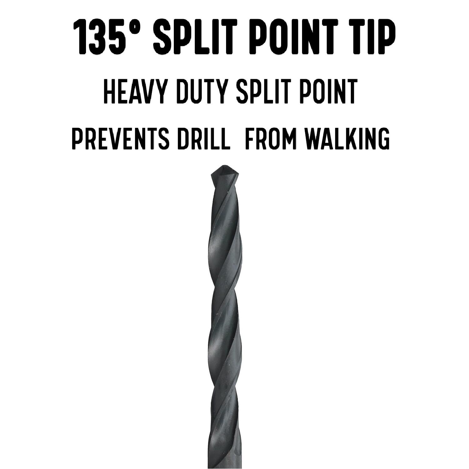 Drill America - DWDA/CX69/64 9/64" x 6" High Speed Steel Aircraft Extension Drill Bit, DWDA/C Series, 1 Count (Pack of 1)
