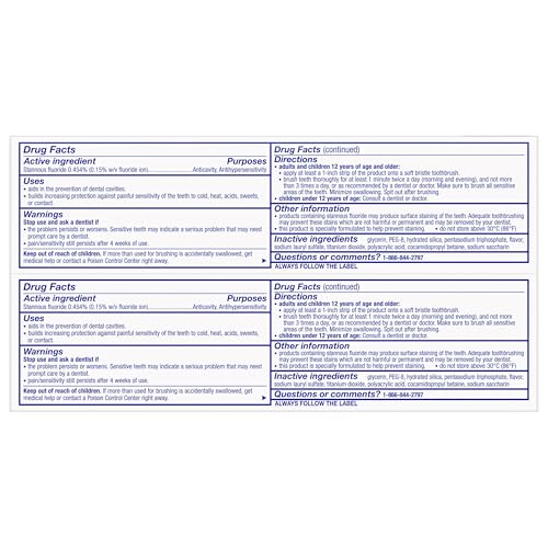 Sensodyne Complete Protection Sensitive Toothpaste For Gingivitis, Sensitive Teeth Treatment, Extra Fresh - 3.4 Ounces (Pack of 2)