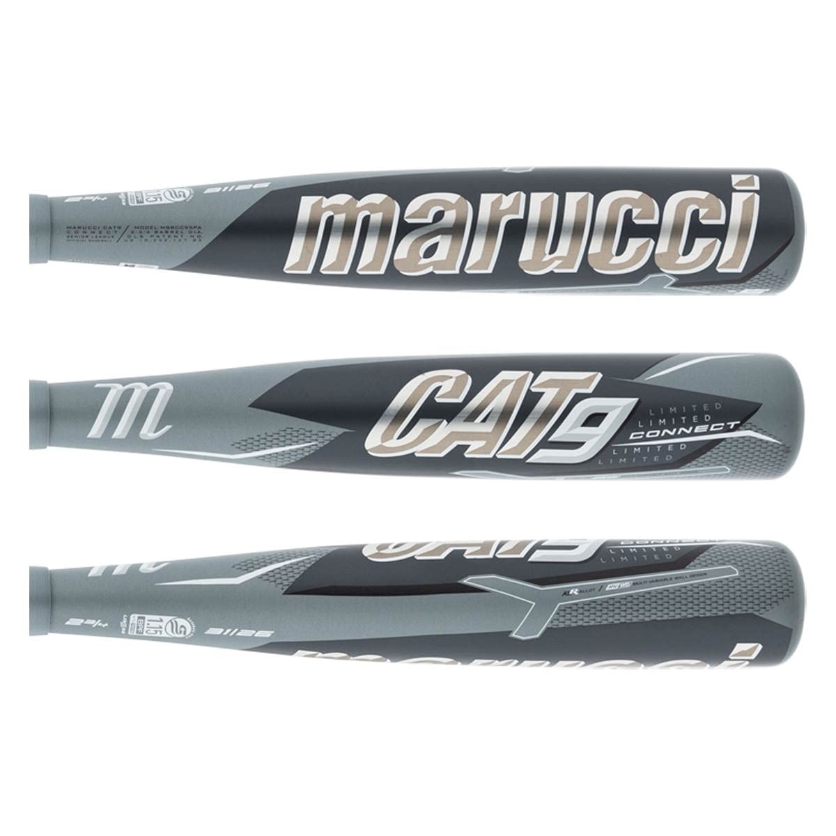 Marucci CAT9 Connect -5 USSSA Baseball Bat | 2 3/4" Barrel | 32" / 27 oz | Special Edition Colorway | 1.15 BPF Approved | MSBCC95GS