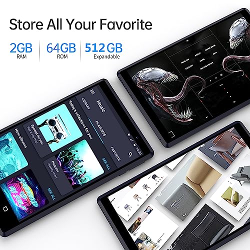 PRITOM Android Tablet 8 inch Android Tablet, 2GB RAM, 64GB ROM, Quad Core, HD IPS Screen, 8.0 MP Rear Camera, Wi-Fi, Bluetooth, Tablet PC, Black