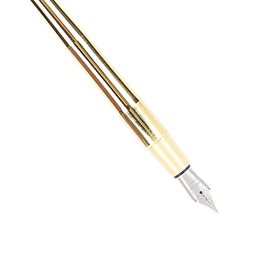 GOWENIC Dip Calligraphy Pen Set, Ink Sac Pen Kit Retro Carved Design for Office for Home (SP139001 black)