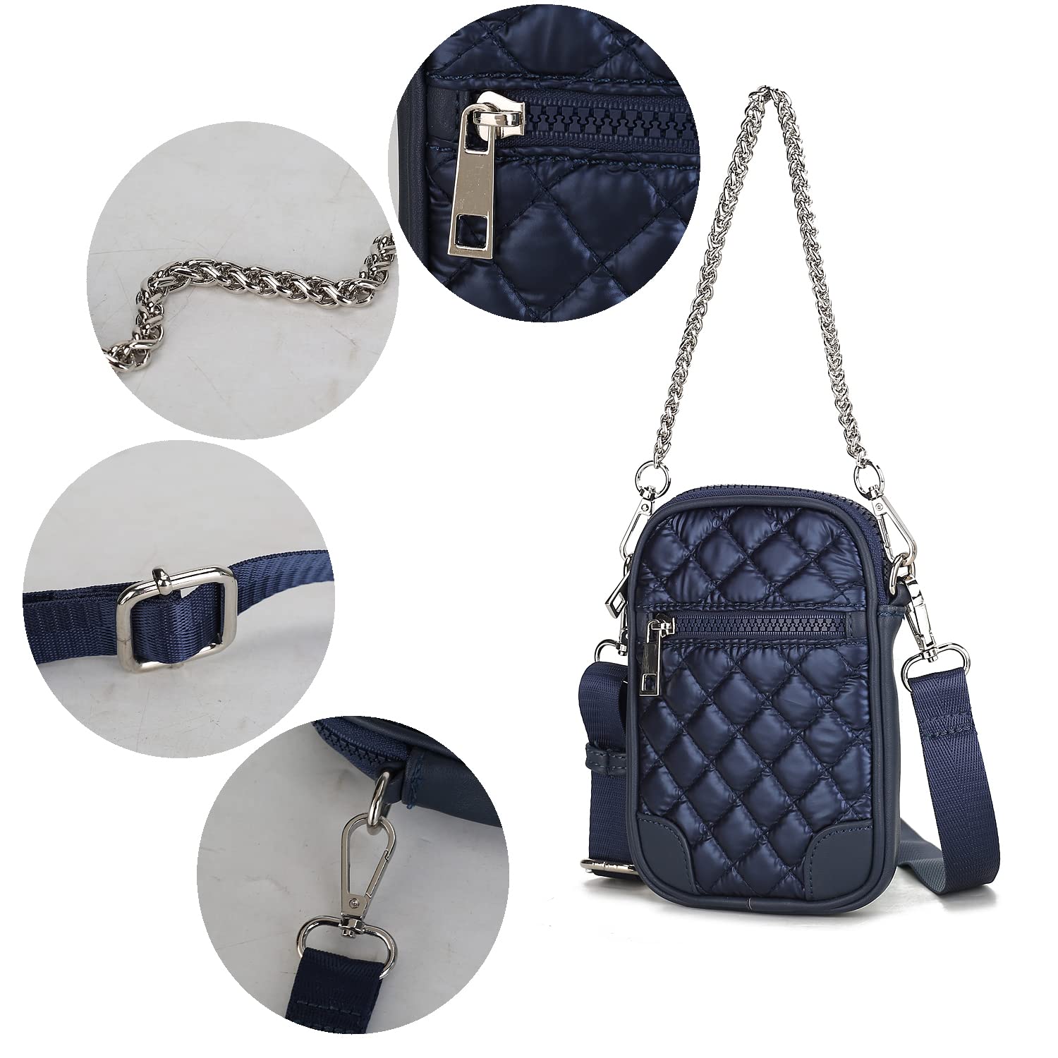 MKF Collection Crossbody bags for woman shoulder cell phone wallet purse