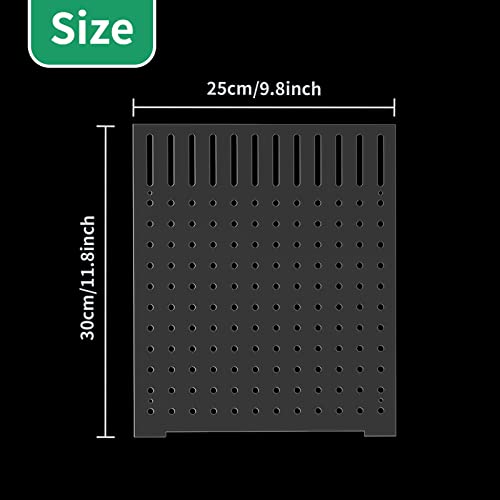 HingoFuni Fish Tank Divider Aquarium Acrylic Isolation Grid Board Divider with Suction Cups Accessories Transparent Plate Baffle Blocking Fish Partition Net Freshwater Ornament 25x30cm
