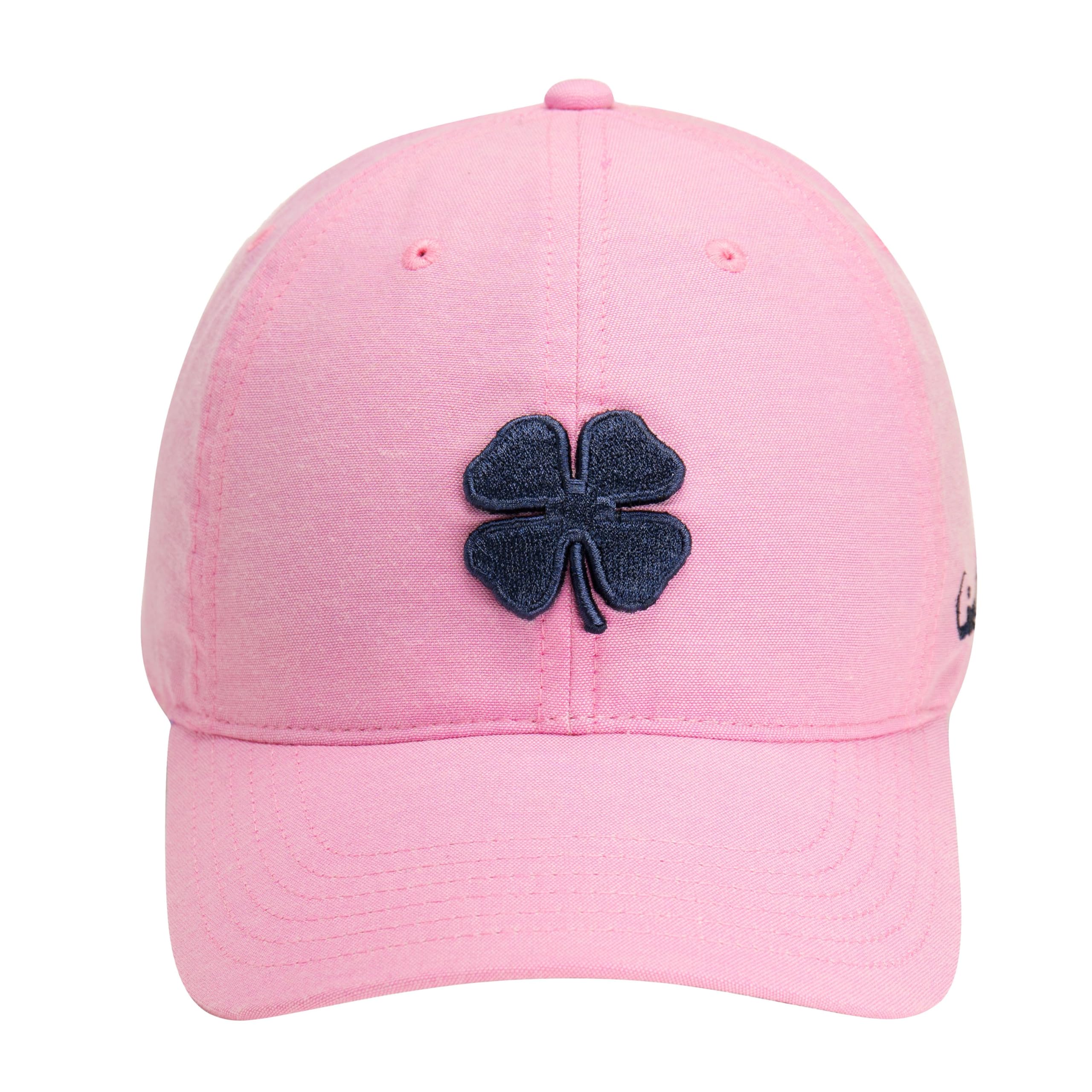 Black Clover Soft Luck 4 Adjustable Hat Navy Clover/Pink One Size