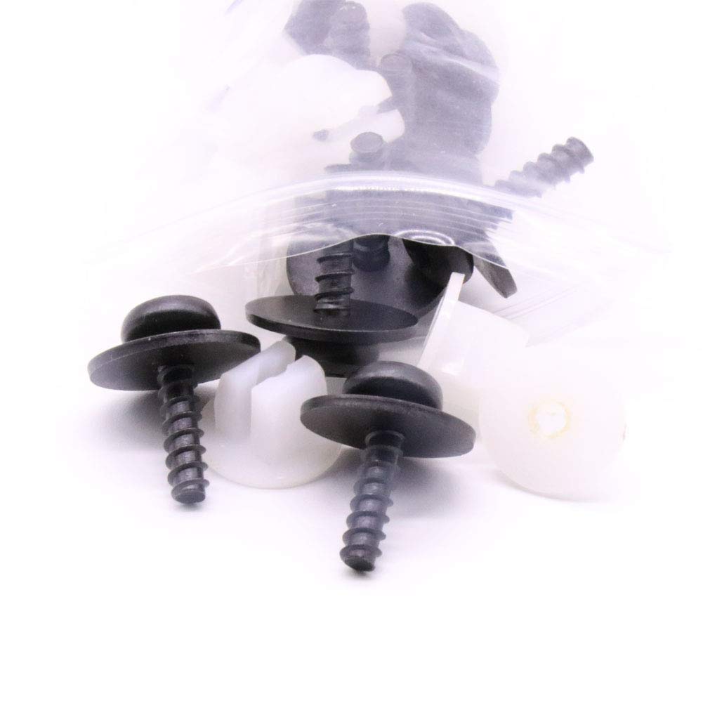AUTOLA 20PCS T30 Torx Head Under Engine Shield Fender Liner Deflector Grille Screw Bolt Grommet Retainer Screw Bolt Nut Grommet Kit for Ford Escape F-150 Edge Focus C-Max S-Max Transit Lincoln MKC