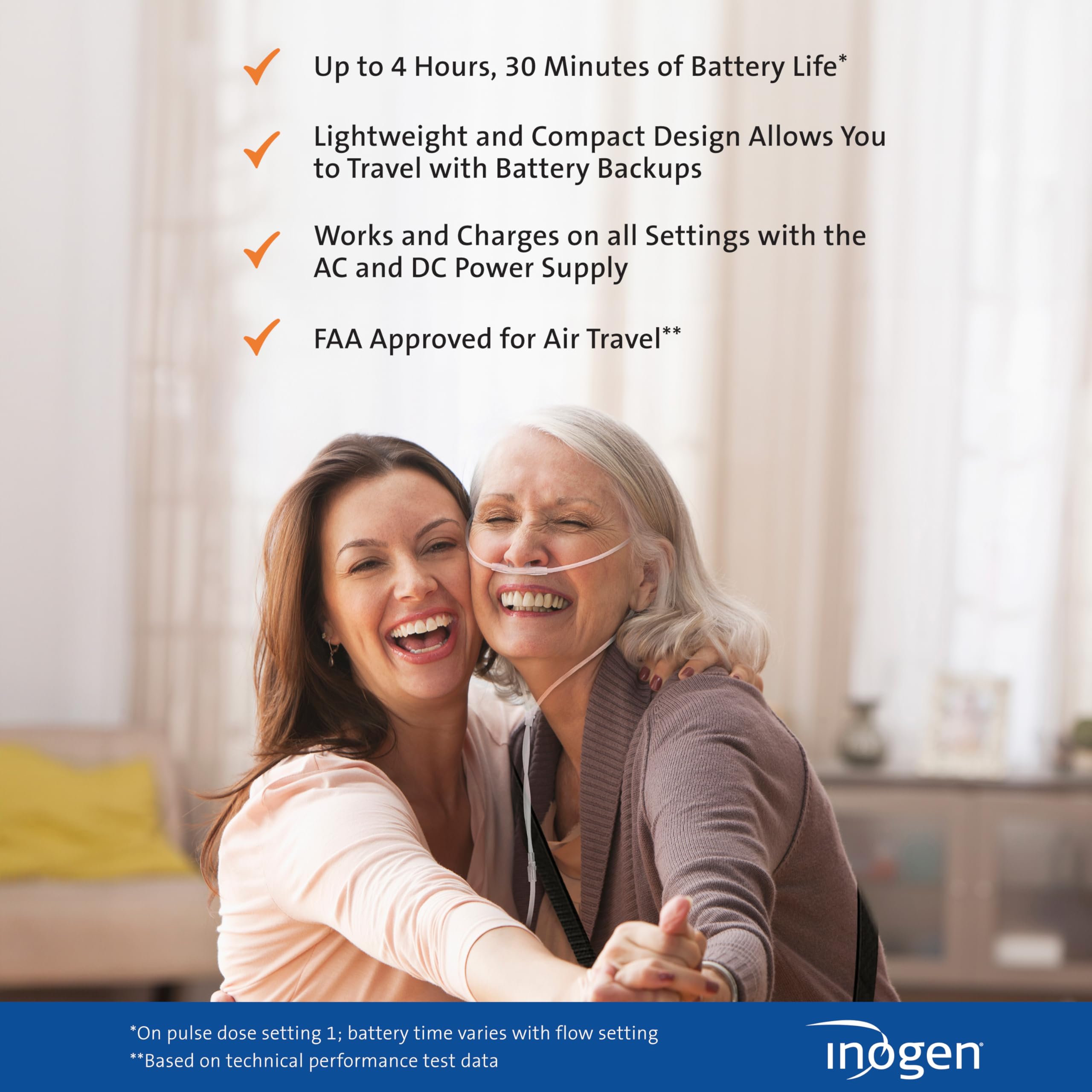 Inogen One G3 Standard (8-Cell) Battery - Portable Replacement Battery - Oxygen Accessory - for The Inogen One G3 β 1.3 lbs. β 8.75 x 3.0 x 1 in.