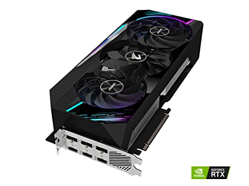 GIGABYTE AORUS GeForce RTX 3080 Master 12G Graphics Card, MAX-Covered Cooling, 12GB 384-bit GDDR6X, GV-N3080AORUS M-12GD Video Card