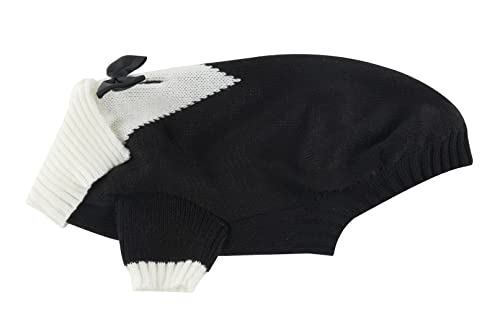 Dog Tuxedo Bow Tie Wedding Party Suit, Dog Wedding Clothes Sweater for Dogs X-Large (XL) Size 20" Back Length