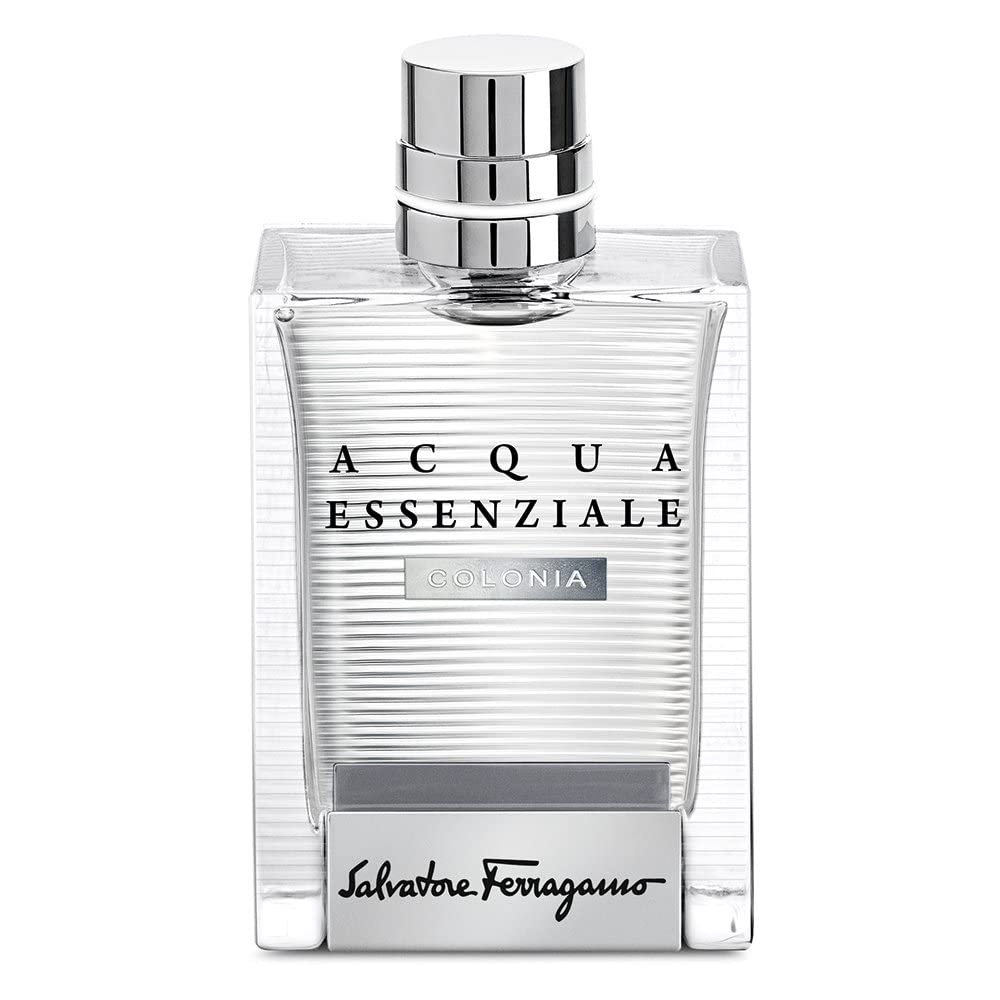 Salvatore Ferragamo Acqua Essenziale Colonia Eau de Toilette Spray for Men, 3.4 Fluid Ounce