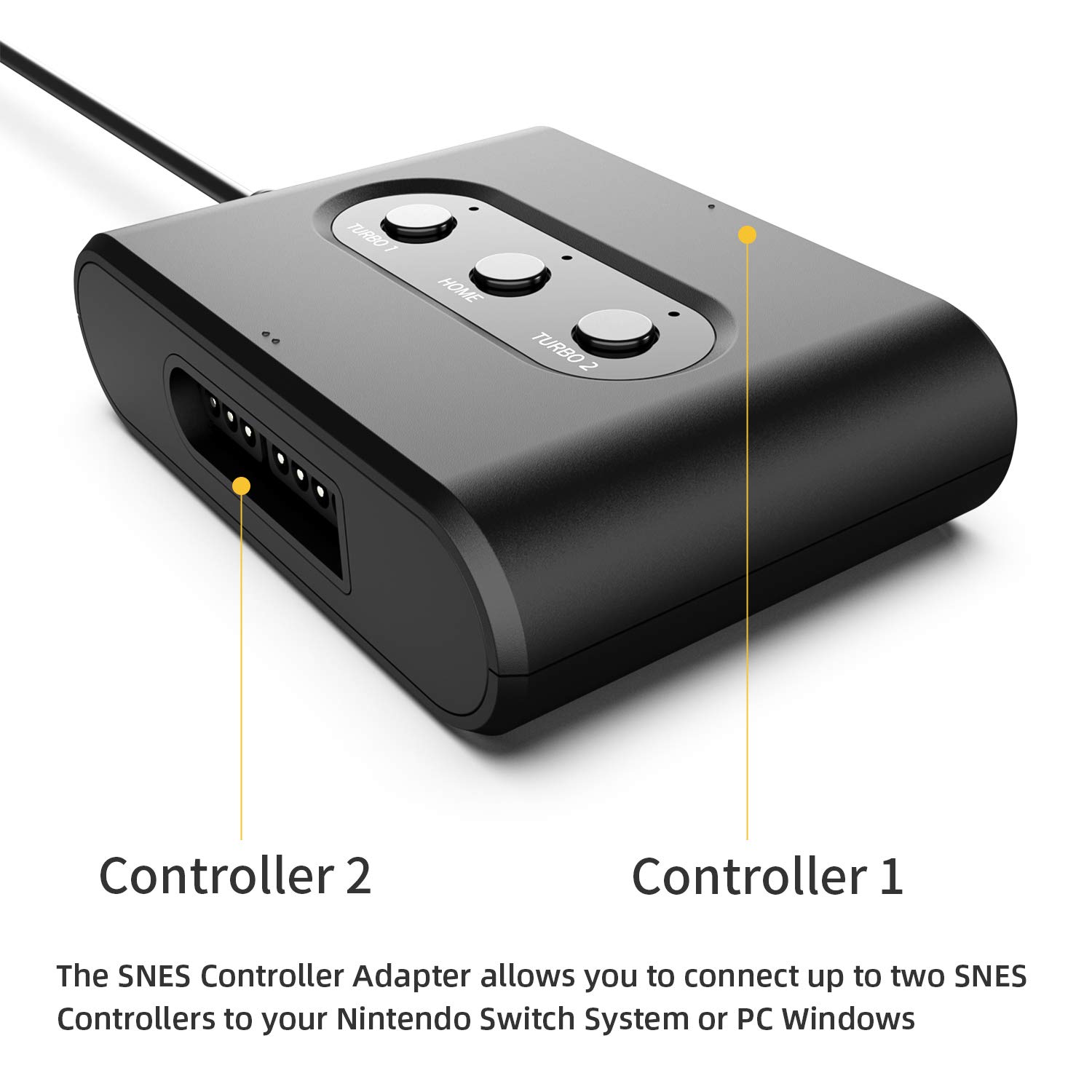 MAYFLASH SNES Controller Adapter for Switch/OLED Model & PC Windows SNES Adapter MF105