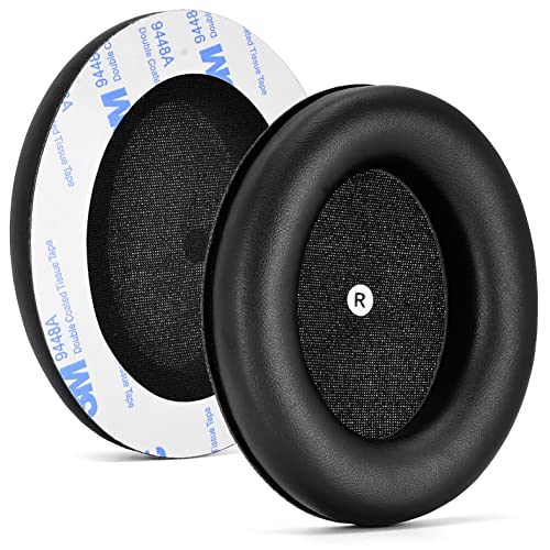 defean Replacement Ear Pads Cover Ear Cushion Compatible with Audeze Mobius/HyperX Cloud Orbit S-Gaming Headsets, Softer Leather and Velour, High-Density Noise Cancelling Foam