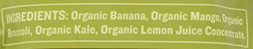 Pumpkin Tree Peter Rabbit Organics, Banana, Mango, and Kale, 4 Squeeze Pouch, Mango, Broccoli & Kale, 4.4 Ounce (Pack of 10)
