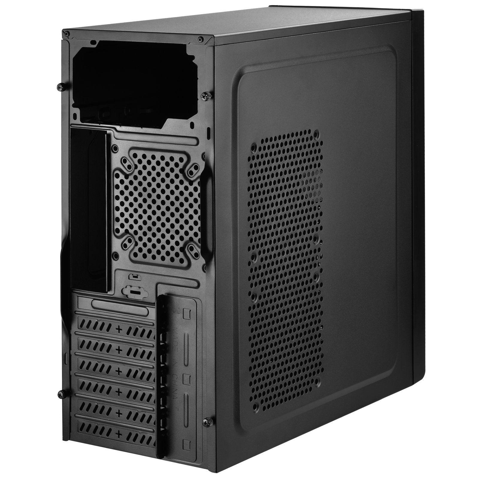 SilverStone Technology Precision Series Black ATX Tower Case PS13B, Black