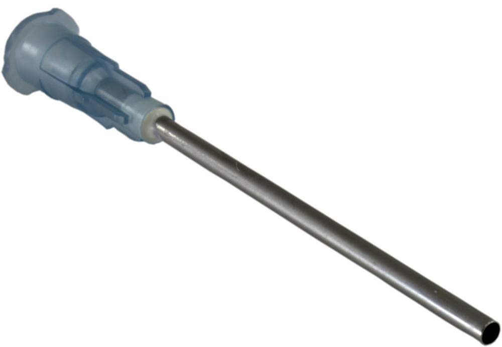 Duda Energy SyringeBox005 Industrial Syringes with 15G x 1-1/2" Blunt Tip Fill Needle and Plastic Cover, 5 mL (Pack of 100)