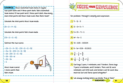 Everything You Need to Ace Pre-Algebra and Algebra I in One Big Fat Notebook (Big Fat Notebooks)