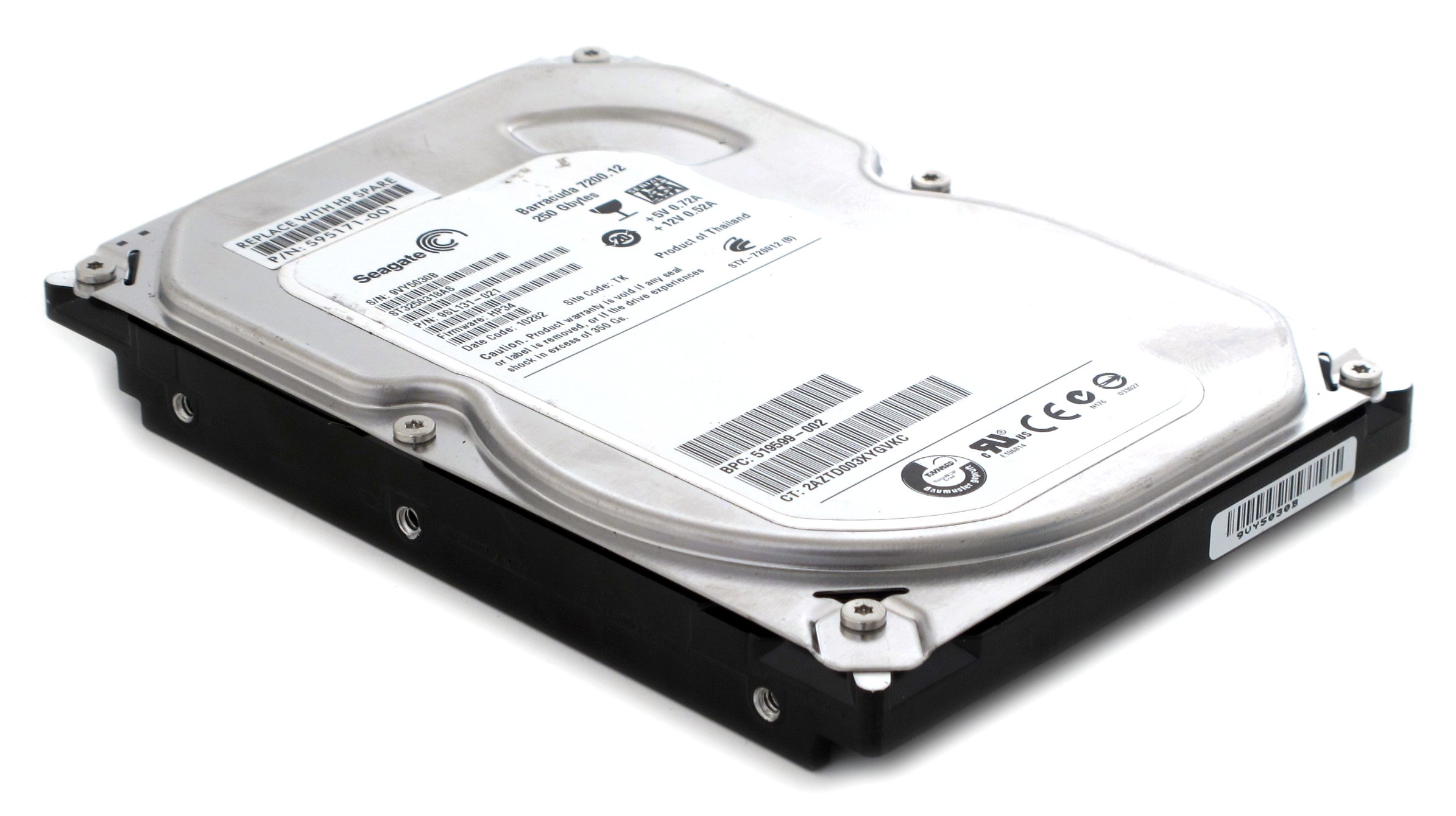 Seagate Barracuda 250GB Internal Hard Disk Drive HDD 3.5 in 7200RPM SATA (ST3250318AS 9SL131)