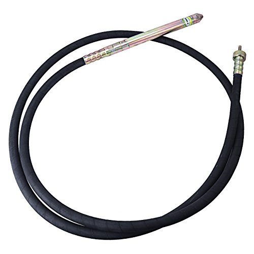 BIZOEPRO Hand Held Electric Power Concrete Vibrator 1500W 2HP 16000rpm Concrete Vibrabrater Portable Construction Pencil Vibrator 4.5M(14-3/4feet) Remove Air Bubbles Level Tool
