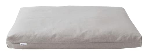 B YOGA The Calm Zabuton Meditation Mat, Yoga Cushion for Kneeling and Sitting Support, Shadow, 5" x 10" x 24"