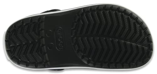 Crocs Unisex-Child Crocband Clogs (Todder Shoes), Black, 9 Toddler