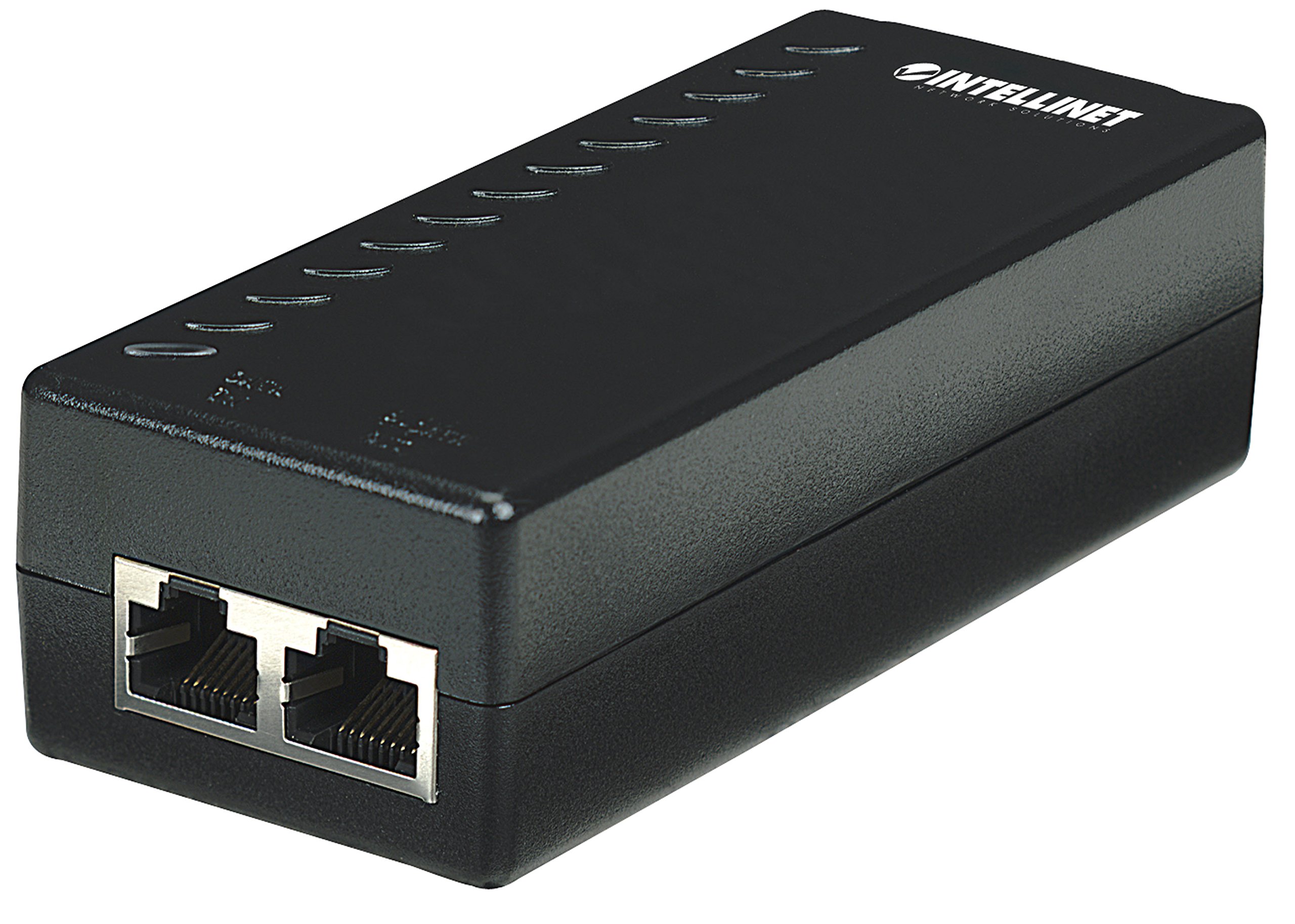 Intellinet PoE Injector - Converts Non-PoE to PoE Connections - Use CAT5 Ethernet Cable with RJ45 to Provide Both Power and Data – Supplies 15.4W up to 100 M (328 ft) Black 524179