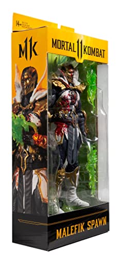 McFarlane Toys Mortal Kombat Malefik Spawn Bloody Disciple 7" Action Figure with Accessories