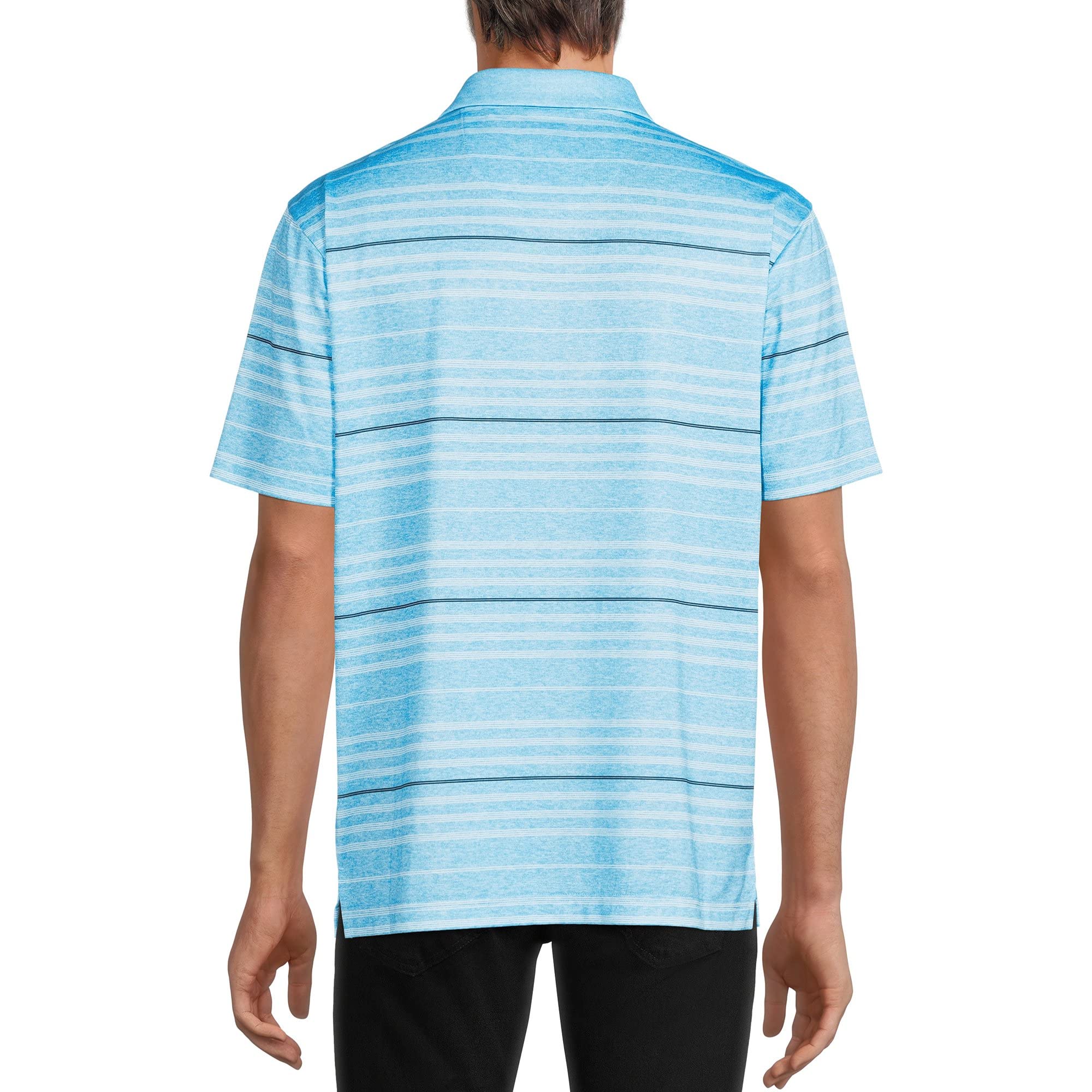 Ben Hogan Performance Men's Short Sleeve Performance Polo (White Camo BGKSC013, XL)