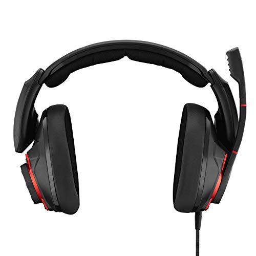 EPOS I Sennheiser GSP 600 β Wired Closed Acoustic Gaming Headset, Noise-Cancelling Microphone, Adjustable Headband with Customizable Contact Pressure, Vol Control, for PC + Mac + Xbox + PS4, Pro