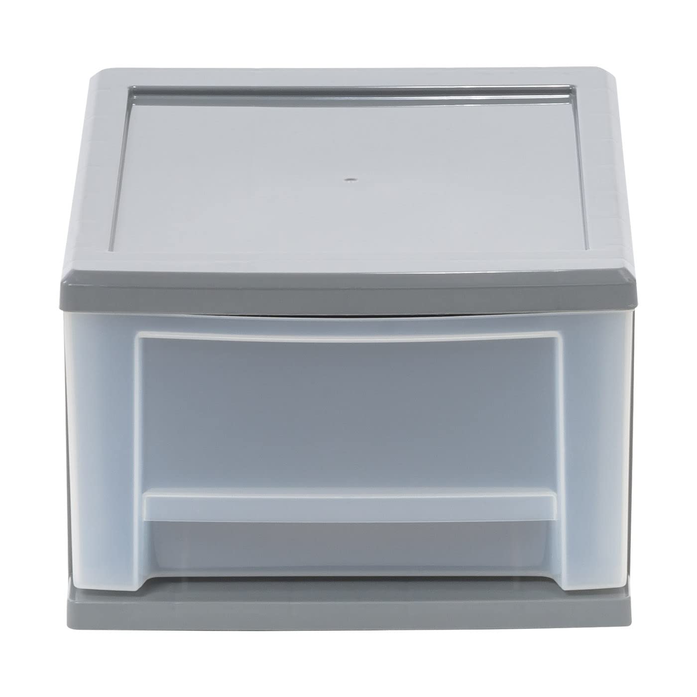 IRIS USA 6.5 Quart Gray Stackable Drawer, 5 Pack