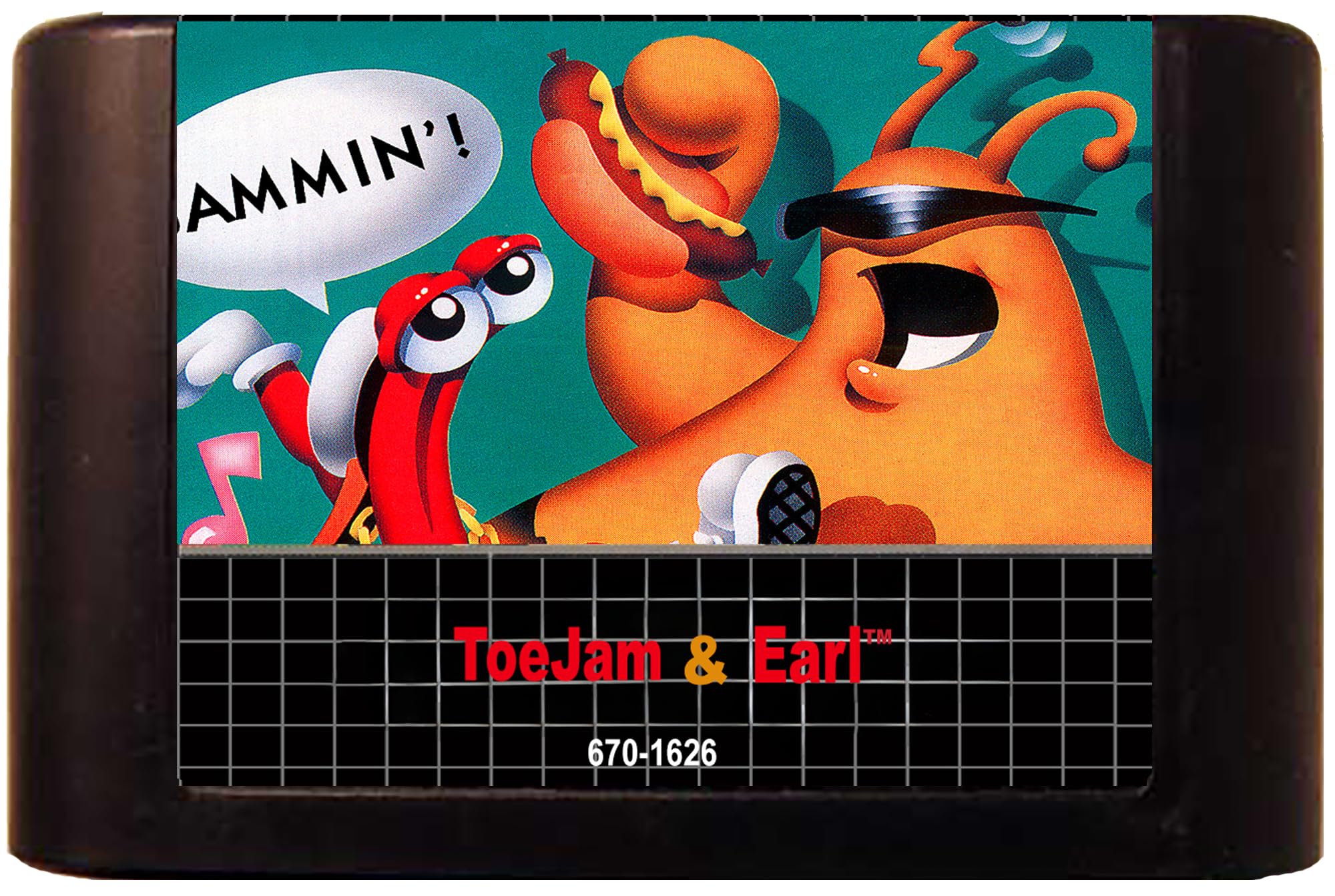 Toejam and (&) Earl (Sega Genesis / Megadrive) - Reproduction Video Game Cartridge