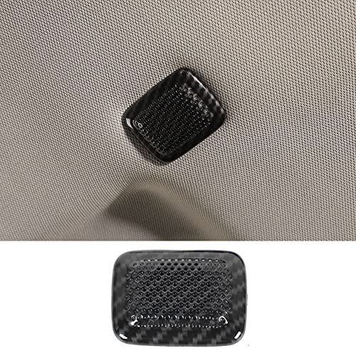 Fit for Chevrolet Colorado 2014-2022 ABS Car Roof Microphone Trim Decorative Cover Interior Car Accessories (Carbon Fiber)