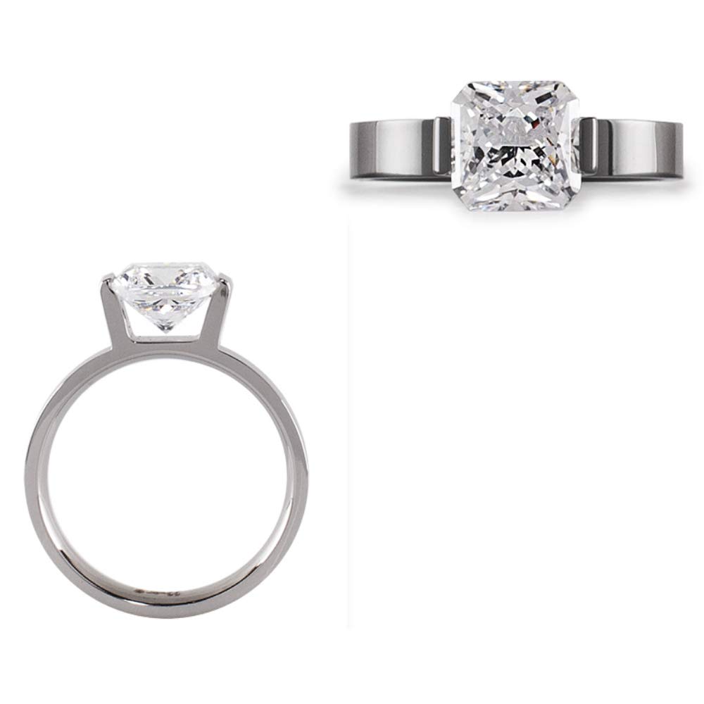 B.Tiff 2 ct Cushion Cut Engagement Ring