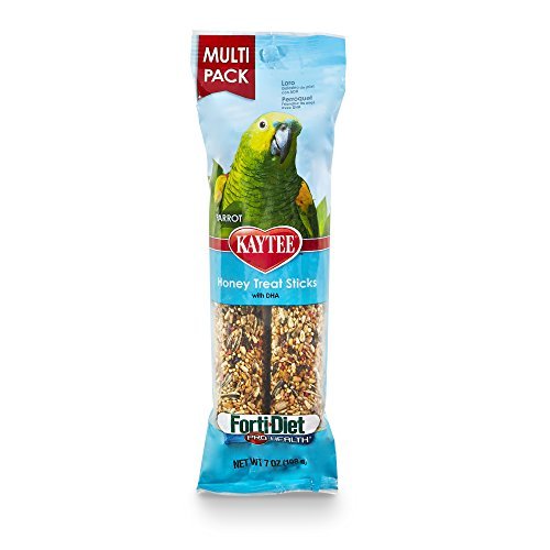 Kaytee Forti-Diet Pro Health Parrot Honey Stick Value 7oz