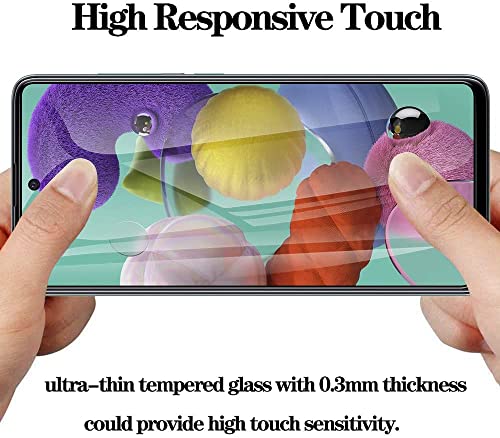 NC [2 Pack] Privacy Screen Protector for Samsung Galaxy A33 /A42 /A32 /A12/A13 5G/A02S/A03S Tempered Glass, Anti-Glare Full Covered,Smooth Touch, No Bubble