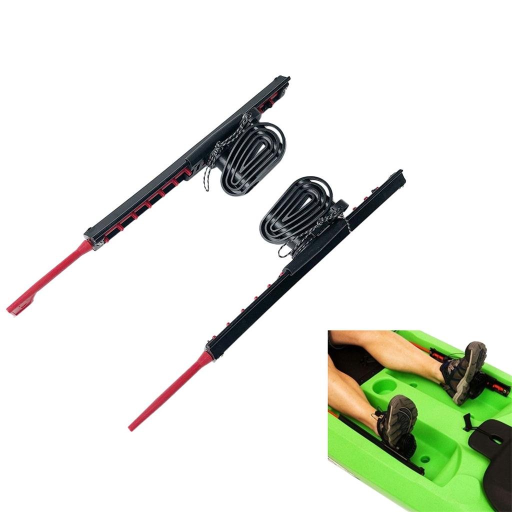 Baosity Pack of 2 Comfortable Adjustable Kayak Footrest Foot Brace Pedals
