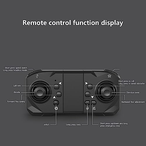 Folding Dual 4k Hd Aerial Drone, Fpv Camera Remote Control Toy For Boys Girls, Obstacle Avoidance Optical Flow Positioning Remote Control Quadcopter, Headless Mode, One Button Start Speed Control (Orange)