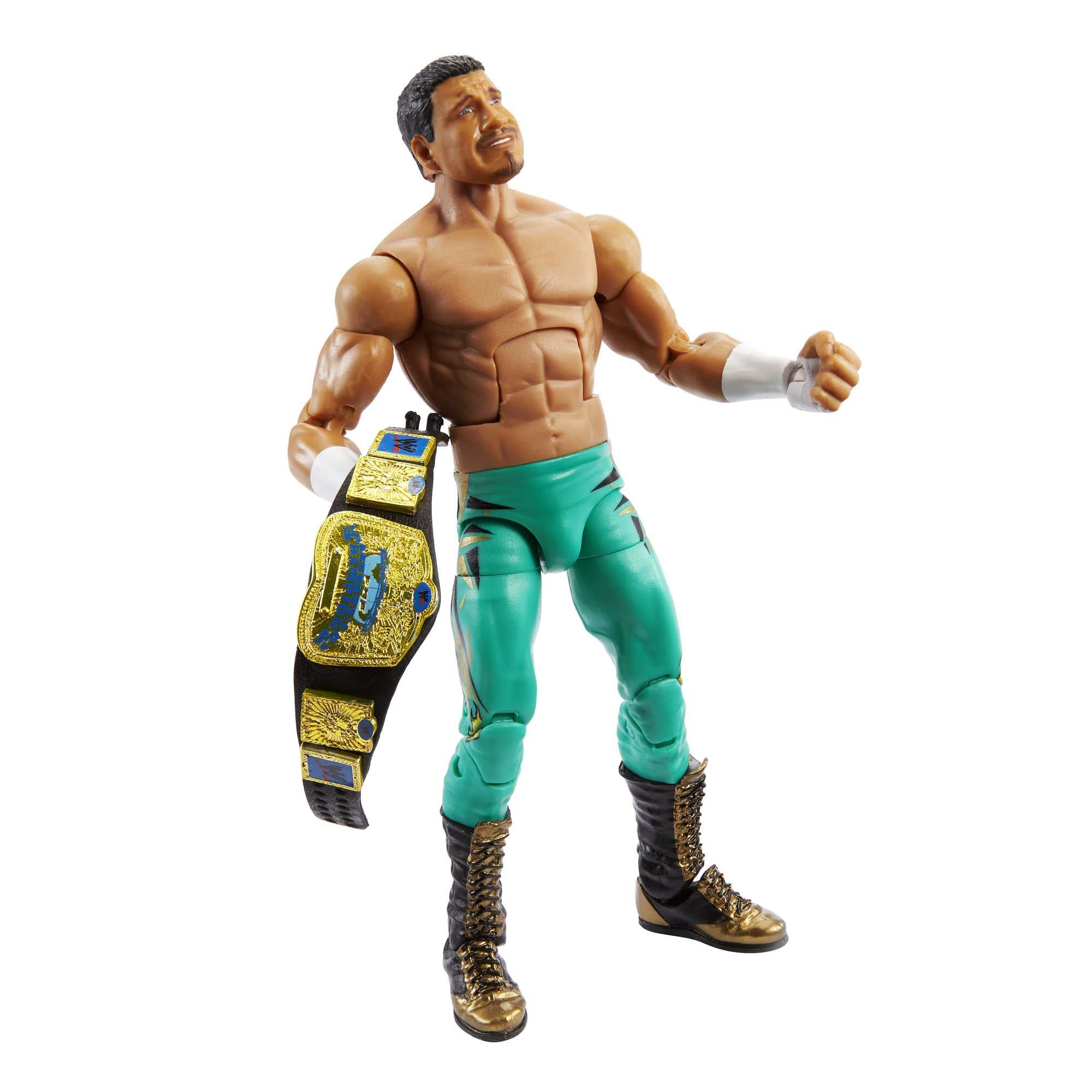 Mattel WWE Eddie Guerrero Elite Collection Action Figure, 6-inch Posable Collectible Gift for WWE Fans Ages 8 Years Old & Up