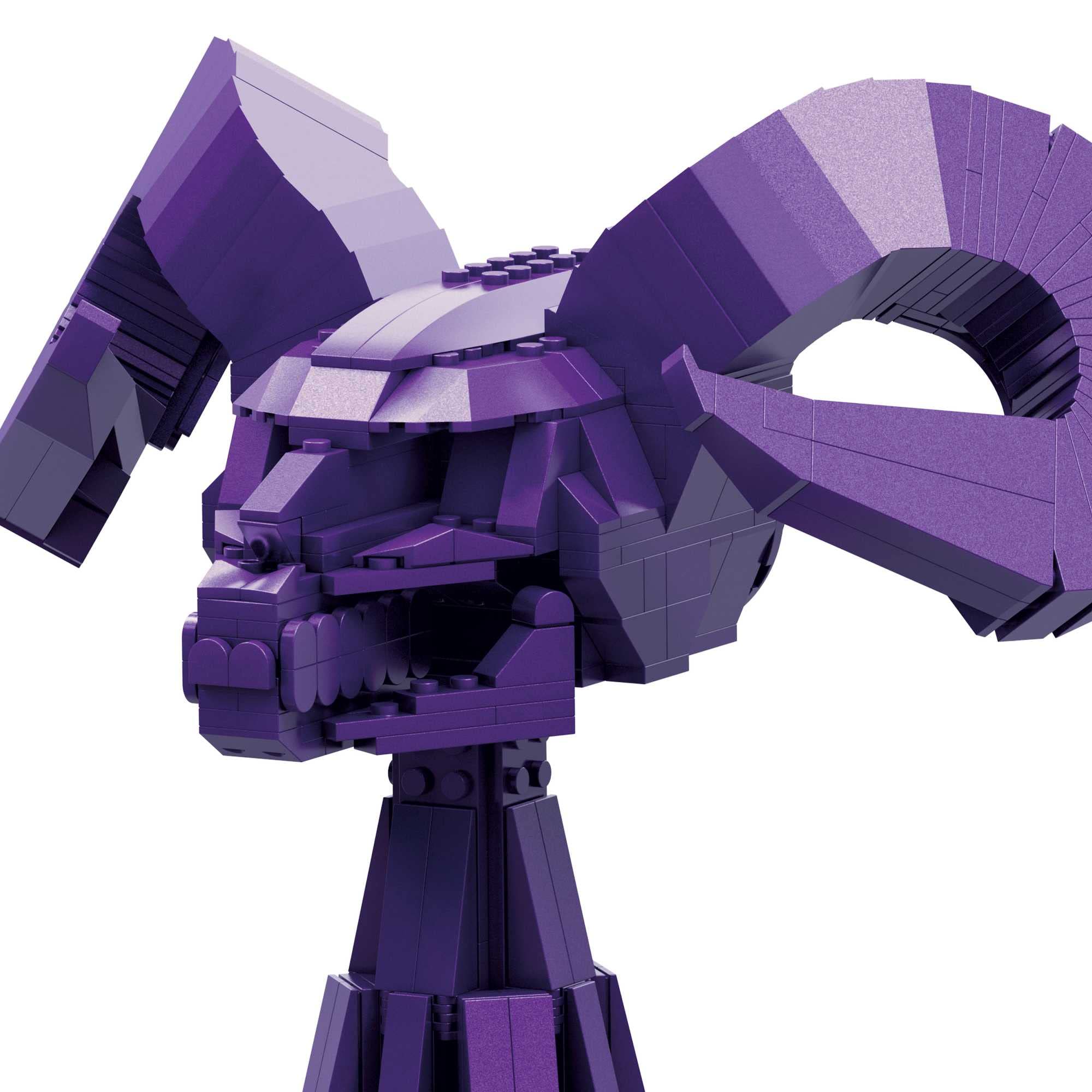 Mega Masters of The Universe Building Set, Havoc Staff with 741 Pieces, 40 Inches Long, for Adult Collectors