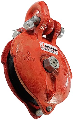 KEEPER - Pulley Block for All Winches Up to 18,000 Lbs. with 36,000 Lbs. Pulling Capacity