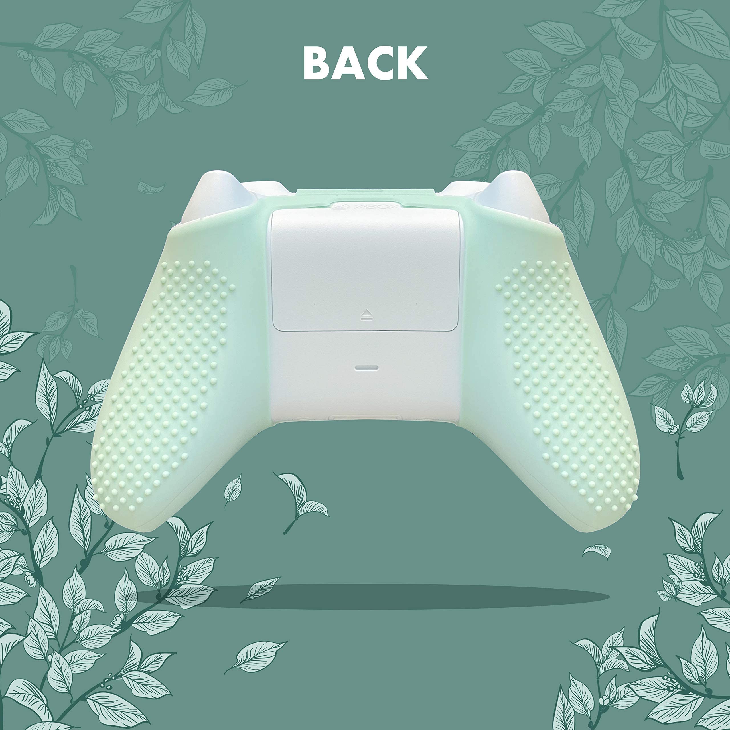 BelugaDesign Green Skin Cover for Controller | Pastel Soft Sleeve Shell Case with Textured Grip | Compatible with Xbox Series X/S and Xbox One (Mint Green)