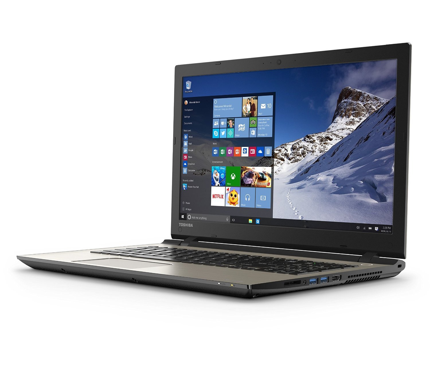 Toshiba Satellite S55-C5274 15.6 Inch Laptop (Intel Core i7-5500U 2.4 GHz, 12GB DDR3L-SDRAM, 1TB HDD, Windows 10 Home 64-bit)