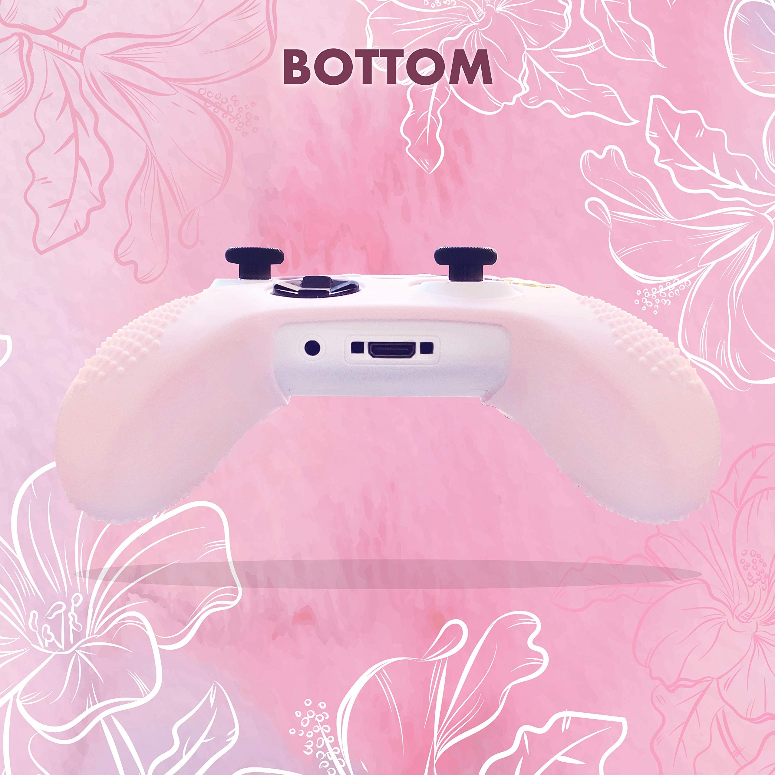 BelugaDesign Pastel Skin Cover for Wireless Controller | Soft Sleeve Shell Case with Textured Grip | Compatible with Xbox Series X/S and Xbox One (Light Pink)