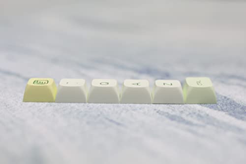 Cmokifuly Botanical Keycaps XDA Profile Keycaps Custom Keycaps for Mechanical Keyboard,144 Keys Set PBT Keycaps Dye Sublimation Keycaps (Botanical Garden)