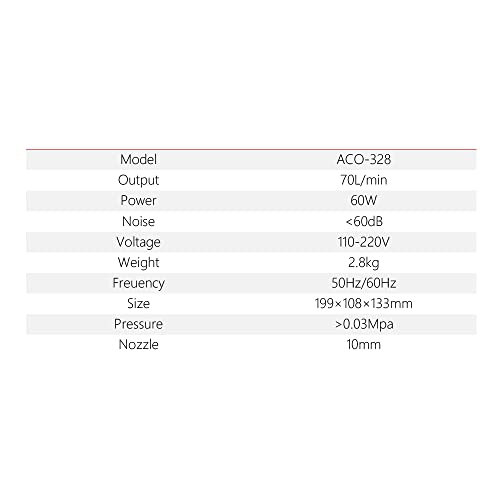 Cloudray 60W Air Compressor Electrical Magnetic Air Pump for CO2 Laser Engraving Cutting Machine ACO-328 220V 50Hz
