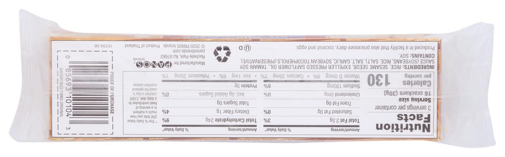 Sesmark Foods Savory Thins - Original - 3.2 oz
