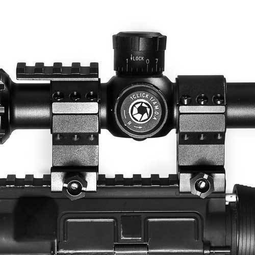 BARSKA Tactical Riflescope Rings (30mm STD) , Black