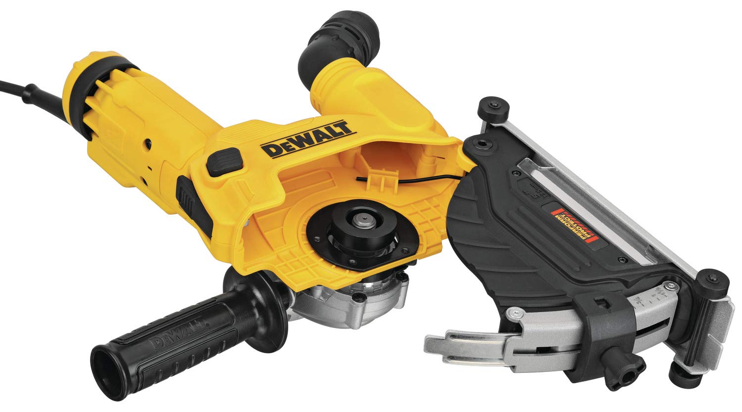 DEWALT Angle Grinder With Dust Shroud Kit, 4-1/2-Inch to 5-Inch (DWE46123)