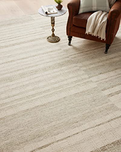 Loloi Chris Loves Julia Chris Collection CHR-02 Natural/Sage 5'-0" x 7'-6", .50" Pile Height, Area Rug