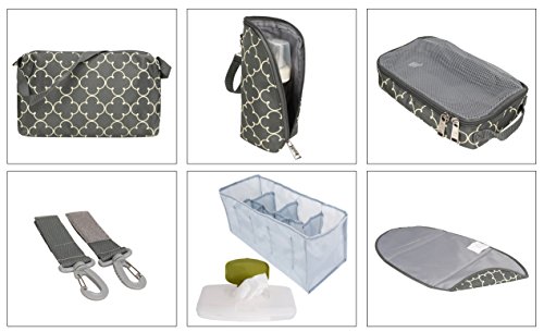 SoHo Grand Central Station Diaper Bag (Green)
